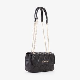 Valentino Handbags VALENTINO BAGS Umhängetasche »FLAP BAG FRISIA«, Damen Schultertasche, Handtasche in wattiertem Design schwarz