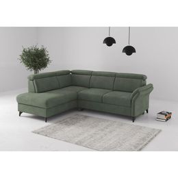 Sit & More sit&more Ecksofa &raquo;Glendale, L-Form&laquo; inkl. Kopfteilverstellung, wahlweise mit Vorziehsitz und Bettkasten 90% Polyester, 10% Polyamid