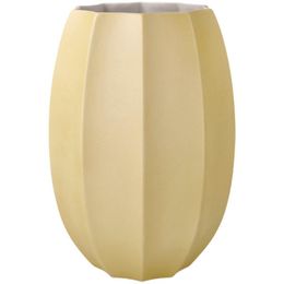 Kaiser Porzellan Tischvase »Concave« Vase aus Biskuit-Porzellan, im zeitlosen Design, Höhe ca. 22, 5 cm champagnerfarben