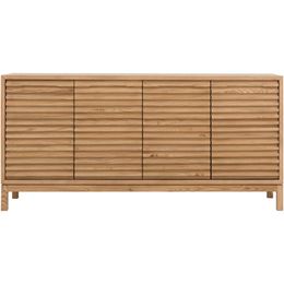 Andas Sideboard »Tanner 4-türiges Sideboard aus Eschenholz« 1 Stk. tlg. natur
