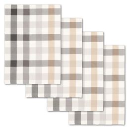Dyckhoff Geschirrtuch &raquo;MULTIDRY&laquo; in hochwertiger Doubleface Qualit&auml;t grau/beige/schwarz/wei&szlig; Obermaterial: 100% Baumwolle 0