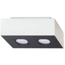 SOLLUX LIGHTING Deckenleuchte »MONO« GU10 1 Stk. leuchtet nieder Weiß