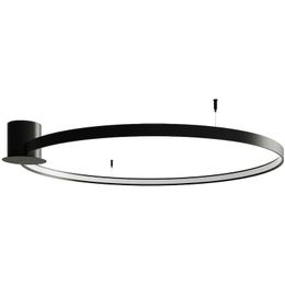 SOLLUX LIGHTING Deckenleuchte &raquo;RIO&laquo; LED-Modul 1 Stk. Neutralwei&szlig; Verteiltes Licht Schwarz