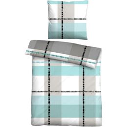 CASTELL - MARKENBETTW&Auml;SCHE Bettw&auml;sche &raquo;0330746&laquo; 2 Stk. tlg. Polar-Fleece, absolut flauschig, weich + wohlig warm, pflegeleicht ocean Obermaterial:...