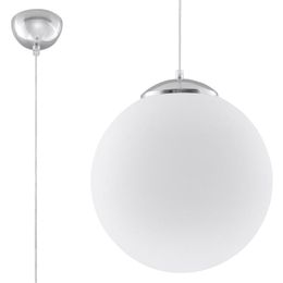 SOLLUX LIGHTING Hängeleuchte »UGO« E27 1 Stk. Slush -Einstellung Chrom