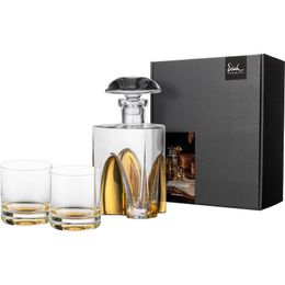 EISCH GERMANY Whiskyglas »GENTLEMAN, Made in Germany« mundgeblasen, in Handarbeit mit echtem Gold veredelt, 3-teilig Transparent gold