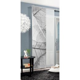 Home Wohnideen Schiebegardine &raquo;BLATTARI&laquo; Paneelwagen 1 Stk. tlg. HxB: 245x60, Dekostoff Digitaldruck grau Polyester