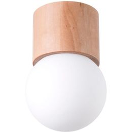 SOLLUX LIGHTING Deckenleuchte »BOOMO« G9 1 Stk. Verteiltes Licht Naturholz 0