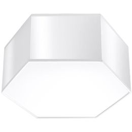SOLLUX LIGHTING Deckenleuchte »SUNDE« E27 1 Stk. Verteiltes Licht Weiss