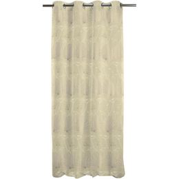 Apelt Vorhang »Nora 135X245« Ösen 1 Stk. tlg. HxB: 245x135, Nora, Ösenschal mit Metallösen beige Obermaterial: 90% Polyester, 5% Leinen, 5% Viskose...