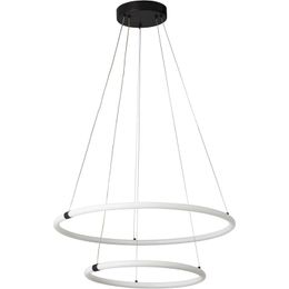 Searchlight LED-H&auml;ngeleuchte &raquo;H&auml;ngeleuchte Revolve, 1-flammig&laquo; LED-Modul 1 Stk. Warmwei&szlig; Minimalistisches Ambiente schwarz