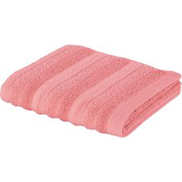 M&ouml;ve M&Ouml;VE Handt&uuml;cher &raquo;Wellbeing&laquo; mit Rippenstruktur rosett&eacute; Obermaterial: 85% Baumwolle, 15% Leinen B/L: 50 cmx100 cm