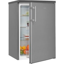 Exquisit Kühlschrank »KS16-V-H-010D inoxlook« 85, 5 cm hoch 56 cm breit Energieeffizienzklasse D, 133 Liter Nutzinhalt edelstahl optik Flexibler...