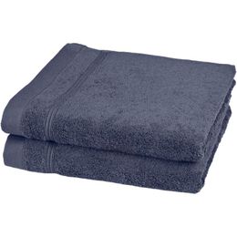 Ross Handt&uuml;cher &raquo;Rubin&laquo; 100% Baumwolle blau Frottier, Baumwolle