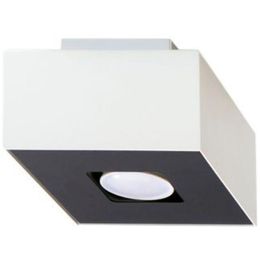 SOLLUX LIGHTING Deckenleuchte »MONO« GU10 1 Stk. leuchtet nieder Weiß