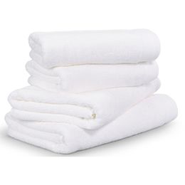 Möve MÖVE Handtuch Set »POOLSIDE« 2x Handtücher und 2x Duschtücher snow Obermaterial: 100% Baumwolle
