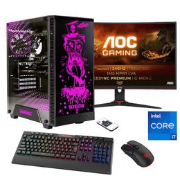 Hyrican Gaming-PC-Komplettsystem »Rockstar SET02371« 27 ′′ Intel Core i7 GeForce RTX 3060 16 GB RAM 1.000 GB SSD inklusive 27" Curved Monitor AOC...