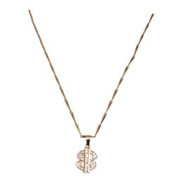 Urban Classics Edelstahlkette »Unisex Small Dollar Necklace« gold onesize Stilvolle Halsketten für jeden Anlass