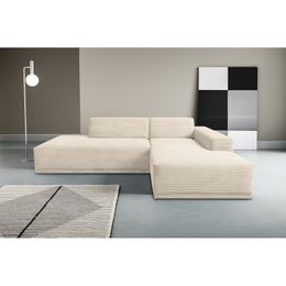WERK2 Ecksofa &raquo;Apollo, hoher Sitzkomfort, aktuelles Design, Breite 264cm, L-Form&laquo; Puristisches Design mit maximalem Komfort 90% Polyester, 10% Nylon