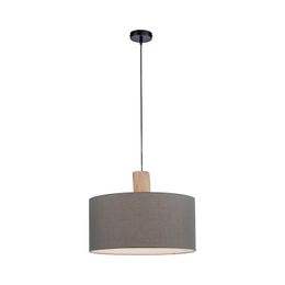 JUST LIGHT Pendelleuchte »LINEN« E27 1 Stk. ExklusiveE27 grau