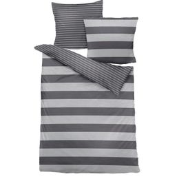 Dormisette Wendebettw&auml;sche &raquo;&laquo; 2 Stk. tlg. grau Obermaterial: 100% Baumwolle B/L: 155 cm x 220 cm