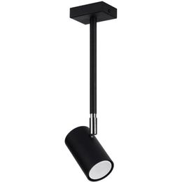 SOLLUX LIGHTING Deckenleuchte »NORANO« GU10 1 Stk. beweglicher Lampenschirm Schwarz
