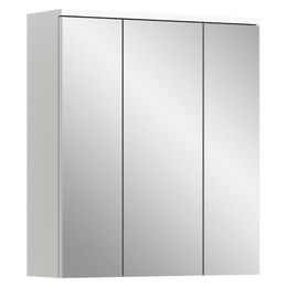 Inosign Spiegelschrank »CAPRI, Breite 63 cm, 3 Spiegeltüren mit Soft-Close-Funktion, 9 Fächer« Badschrank, Schrank, Hängeschrank, Spiegel weiß /...