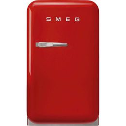 Smeg Kühlschrank »FAB5RRD5« 71, 5 cm hoch 40, 4 cm breit rot Sicherheitsglas