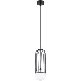 SOLLUX LIGHTING Pendelleuchte »BRINA 1« G9 1 Stk. Streulicht Schwarz