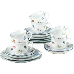 Seltmann Weiden Kaffeeservice »Geschirr-Set, Service Sonate Nostalgie« Tassen, Untertassen, Teller, Made in Germany, 18 Teile, für 6 Personen...
