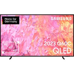 Samsung LED-Fernseher »GQ75Q60CAU« 189 cm/75 ′′ Smart-TV 100% Farbvolumen mit Quantum Dots, Quantum HDR, AirSlim, Gaming Hub schwarz Object Tracking..