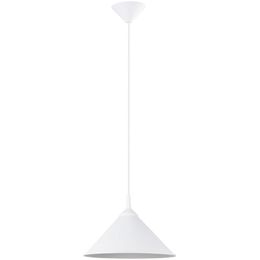 SOLLUX LIGHTING Pendelleuchte »ZUMA« E27 1 Stk. diffuses Licht nach unten Weiß
