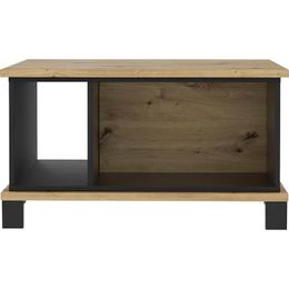 FORTE Couchtisch &raquo;Duro&laquo; Artisan Eiche / schwarz Eiche + Artisan Eiche / schwarz Eiche + Artisan Eiche modernes Design