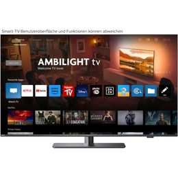 Philips LED-Fernseher »43PUS8848/12« 108 cm/43 ′′ Android TV Smart-TV anthrazit Flacher Fernseher. Bereit für die Zukunft.