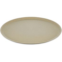 Koziol Speiseteller »CONNECT PLATE Ø 25, 5 cm, aus biozirkulärem Material« Spülmaschinengeeignet und melaminfrei, Made in Germany sand