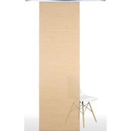 Liedeco Schiebegardine Klettband 1 Stk. tlg. HxB: 245x60, ohne Paneelwagen natur Obermaterial: 100% Polyester 245 cm