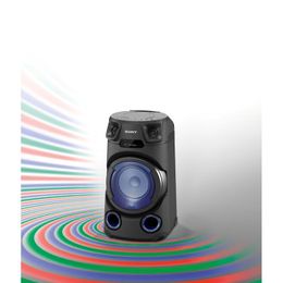Sony Party-Lautsprecher »MHC-V13« (Bluetooth NFC Beleuchtungseffekte CD Laufwerk CD-R/CD-RW/MP3 Equalizer FM Radio Karaoke-fähig RDS...