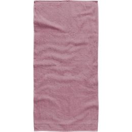 Tom Tailor HOME Badetuch &raquo;Color Bath&laquo; mit Logo in Bord&uuml;re mauve Obermaterial: 100% Baumwolle B/L: 70 cmx140 cm