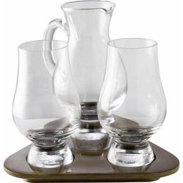 STÖLZLE Whiskyglas »Glencairn Glass« 2 Gläser, 1 Krug auf Tablett transparent