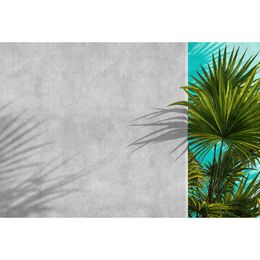 Livingwalls LIVING WALLS Fototapete »Walls by Patel Tunis« glatt Vlies, Wand grau B/L: 4 m m x 2,7 m m