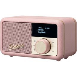 Roberts Radio Radio »Revival Petite« (Bluetooth Digitalradio (DAB+) FM-Tuner ) dusky pink Interne und externe Antenne für optimalen Empfang