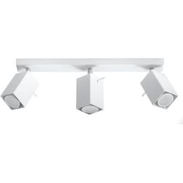 SOLLUX LIGHTING Deckenleuchte »MERIDA« GU10 1 Stk. beweglicher Lampenschirm Weiss