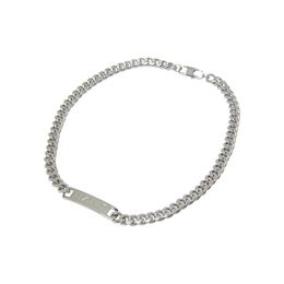 Karl Kani Halsreif &raquo;Retro Plate Chain&laquo; silver onesize Modische Armbaender fuer individuellen Stil