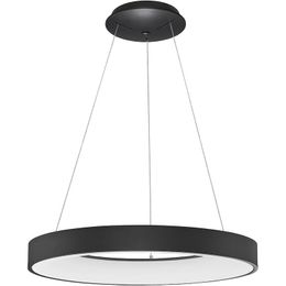 NOVA LUCE LED-H&auml;ngeleuchte &raquo;RANDO THIN&laquo; LED-Modul 1 Stk. Warmwei&szlig; Schwarz