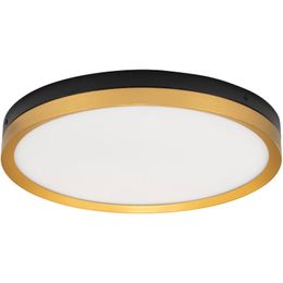 NOVA LUCE LED Deckenleuchte »CANTRIA« LED-Modul 1 Stk. Warmweiß Schwarz