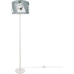 Paco Home Stehlampe »Ela 214« E27 Kinderlampe LED Kinderzimmer Lampe Mit Lama-Motiv Stehleuchte E27 weiß