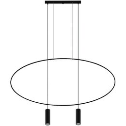 SOLLUX LIGHTING Hängeleuchte »HOLAR« GU10 1 Stk. Slush -Einstellung Schwarz