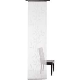 HOMING Schiebegardine &raquo;Olivia&laquo; Paneelwagen 1 Stk. tlg. floral, modern, Wohnzimmer, Schlafzimmer wei&szlig; Obermaterial: 100% Polyester 245 cm