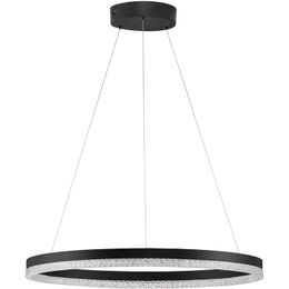 NOVA LUCE LED-H&auml;ngeleuchte &raquo;ADRIA&laquo; LED-Modul 1 Stk. Warmwei&szlig; Schwarz