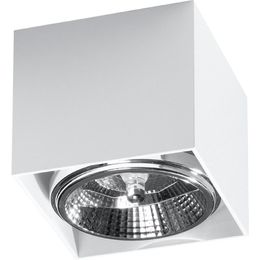 SOLLUX LIGHTING Deckenleuchte »BLAKE« GU10 1 Stk. leuchtet nieder Weiss
